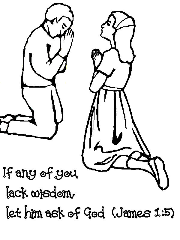 Solomon Your Wish Is Granted James 1 5 Coloring Page